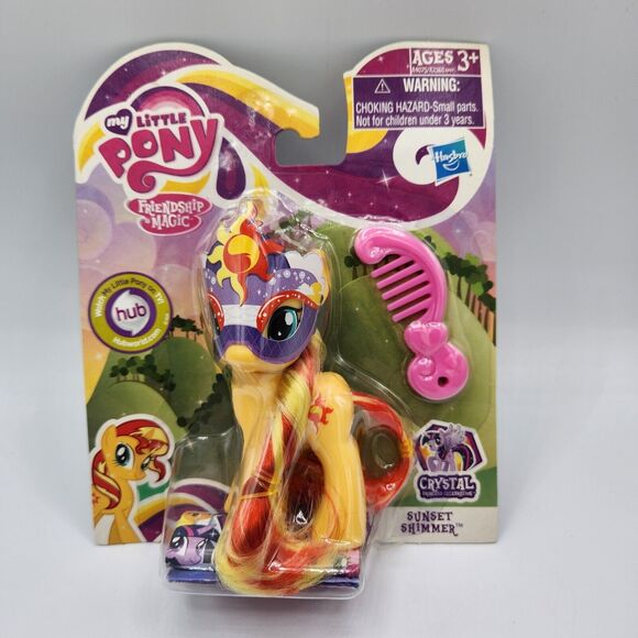 Hasbro | Toys | My Little Pony G4 Sunset Shimmer Masquerade Crystal ...